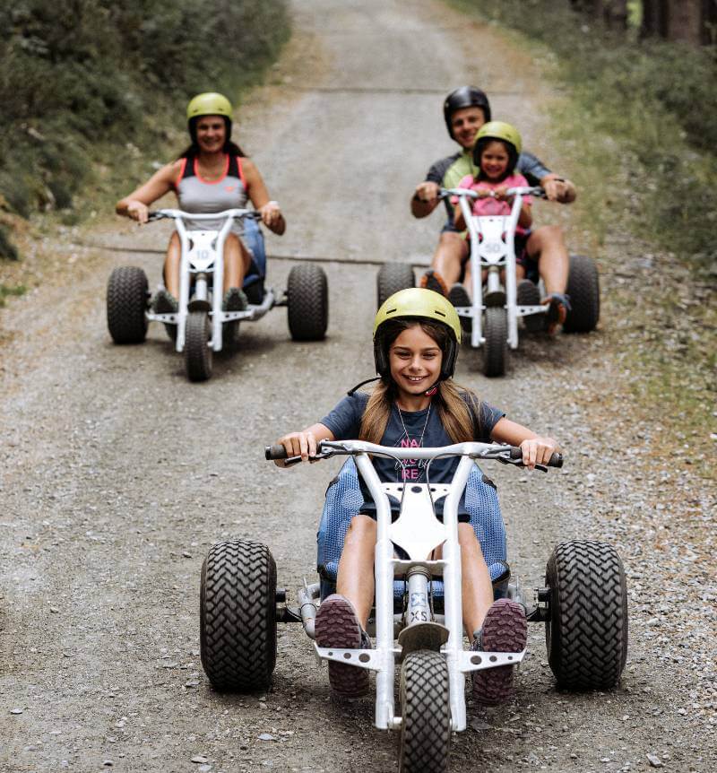 Mit den Mountaincarts - Spaß pur auf der Plose