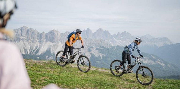 Mountain Bike auf der Plose Brixen Südtirol